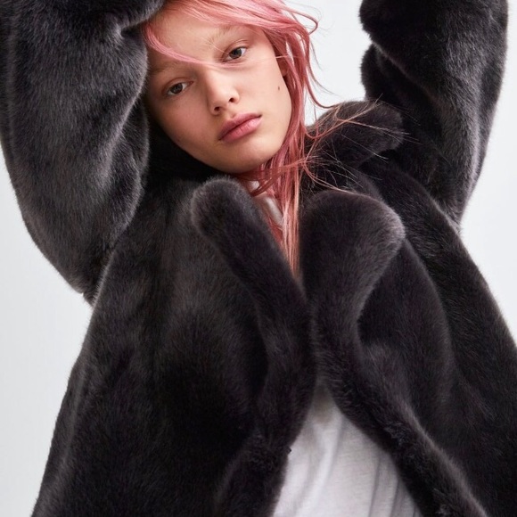 Zara | Jackets & Coats | Nwt Zara Faux Fur Coat | Poshmark